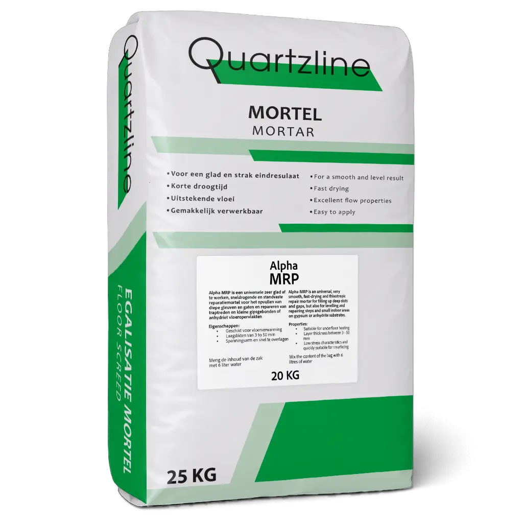 Quartzline | Alpha MRP, snel drogende mortel